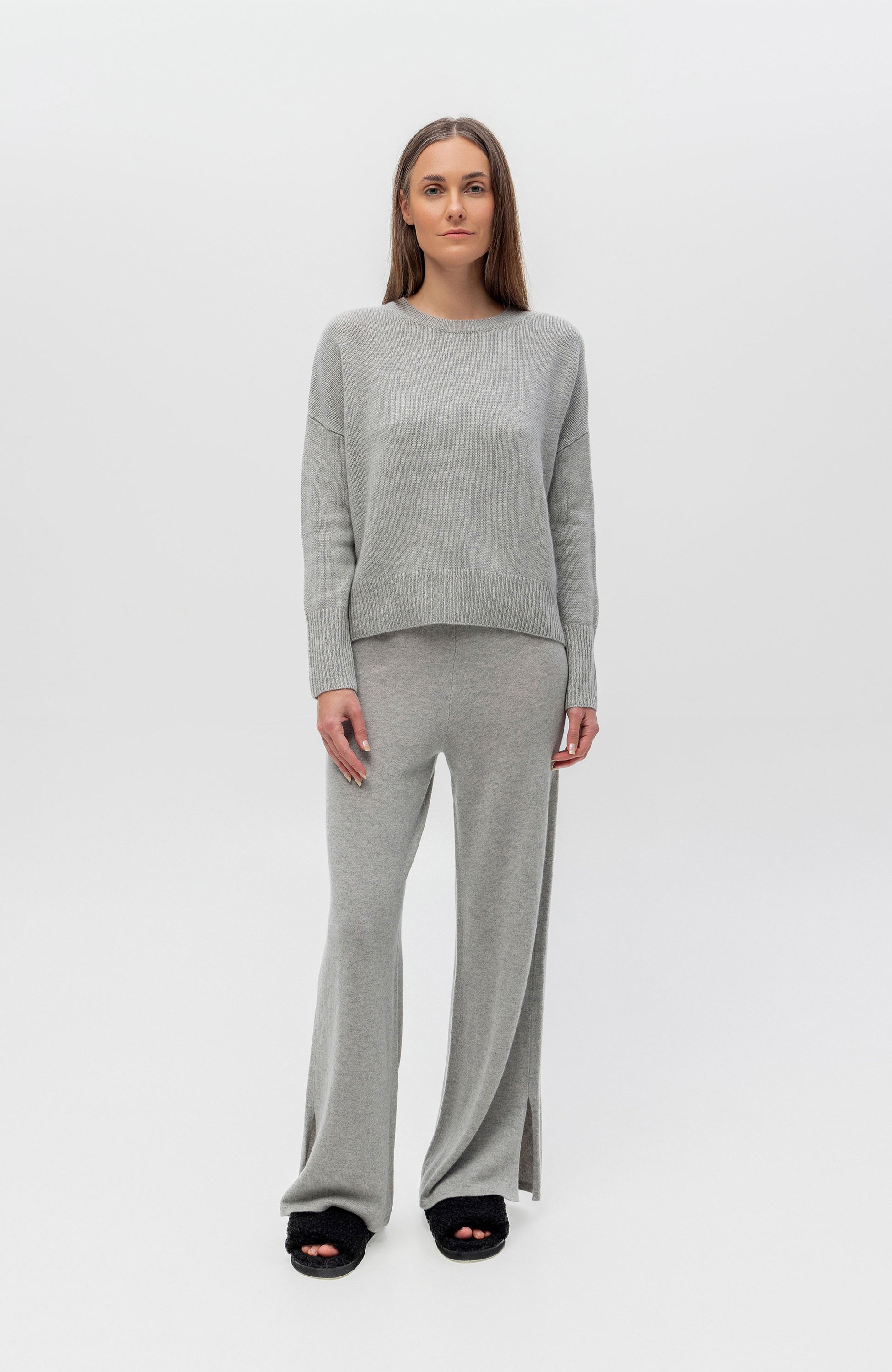 Relaxed-fit cashmere trousers MARLO - Shop Online at BEIGE | BROWN