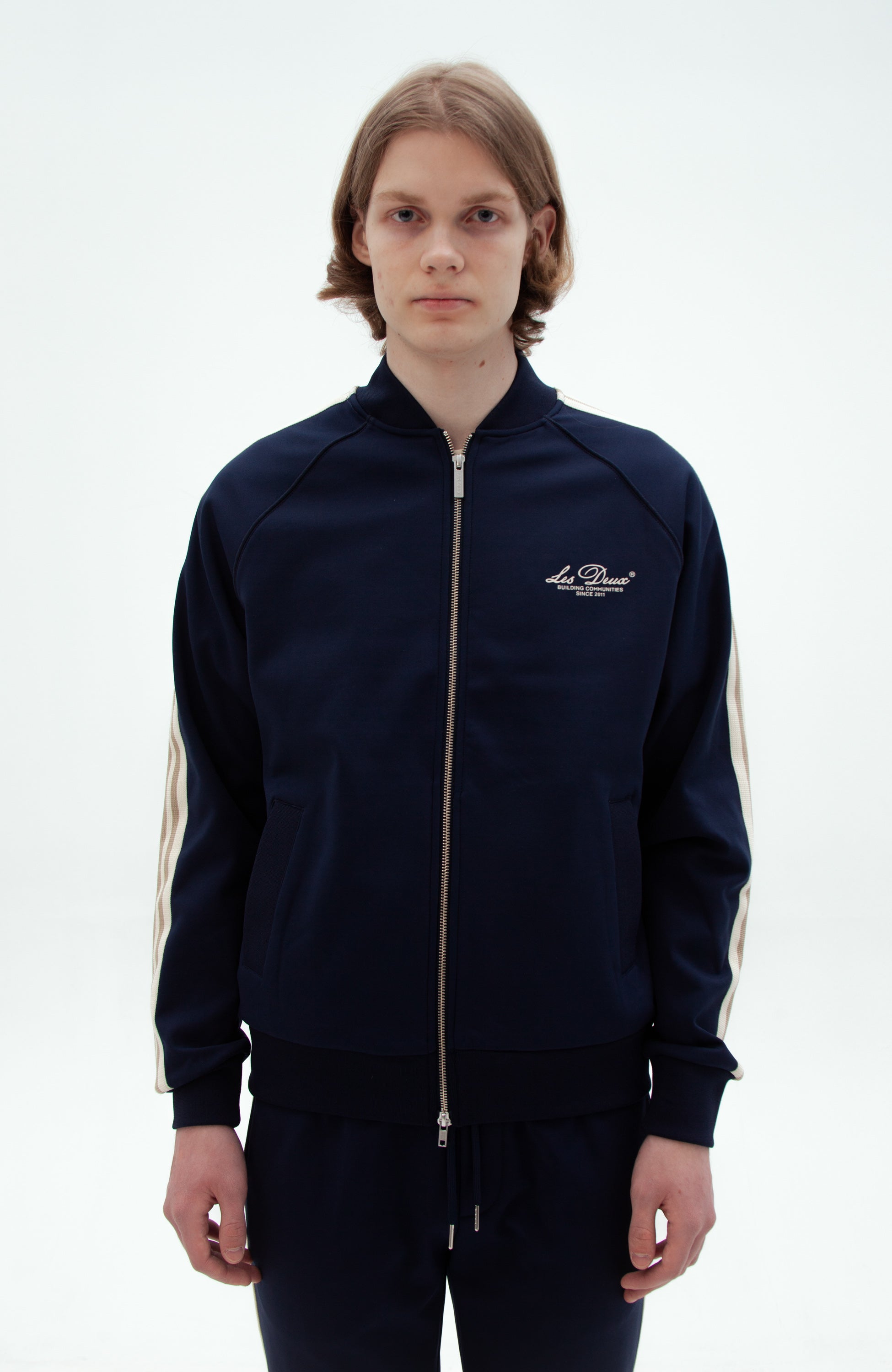 Zipped tracksuit jacket STERLING - Shop Online at BEIGE | BROWN