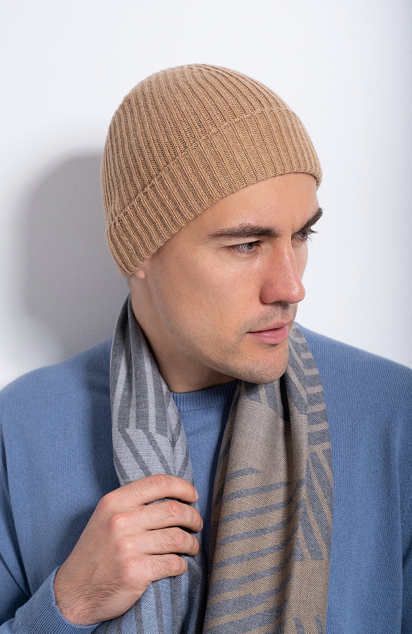 Beanies for Men – BEIGE BROWN