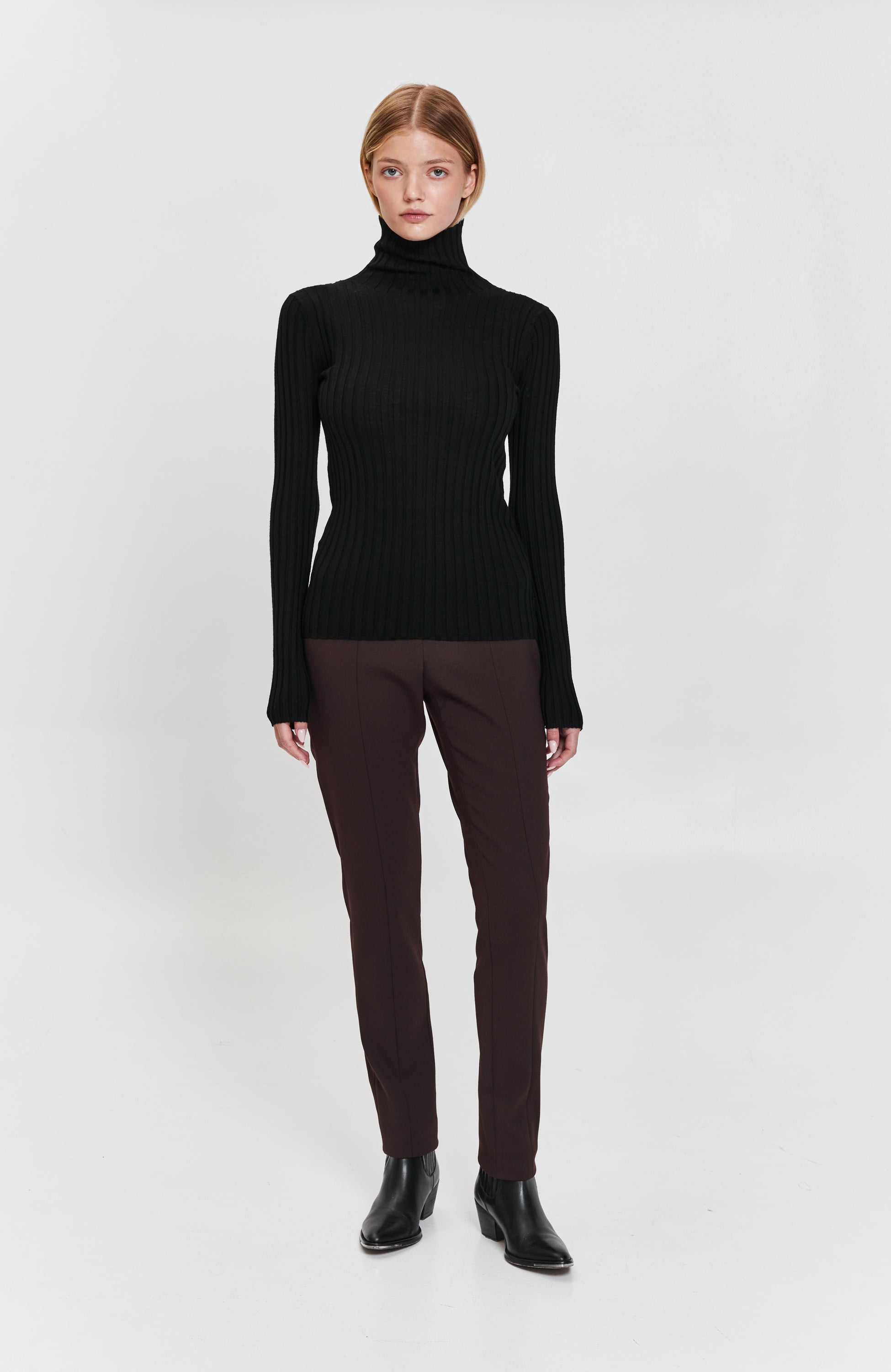 High Rise Straight Leg Trousers House of Dagmar