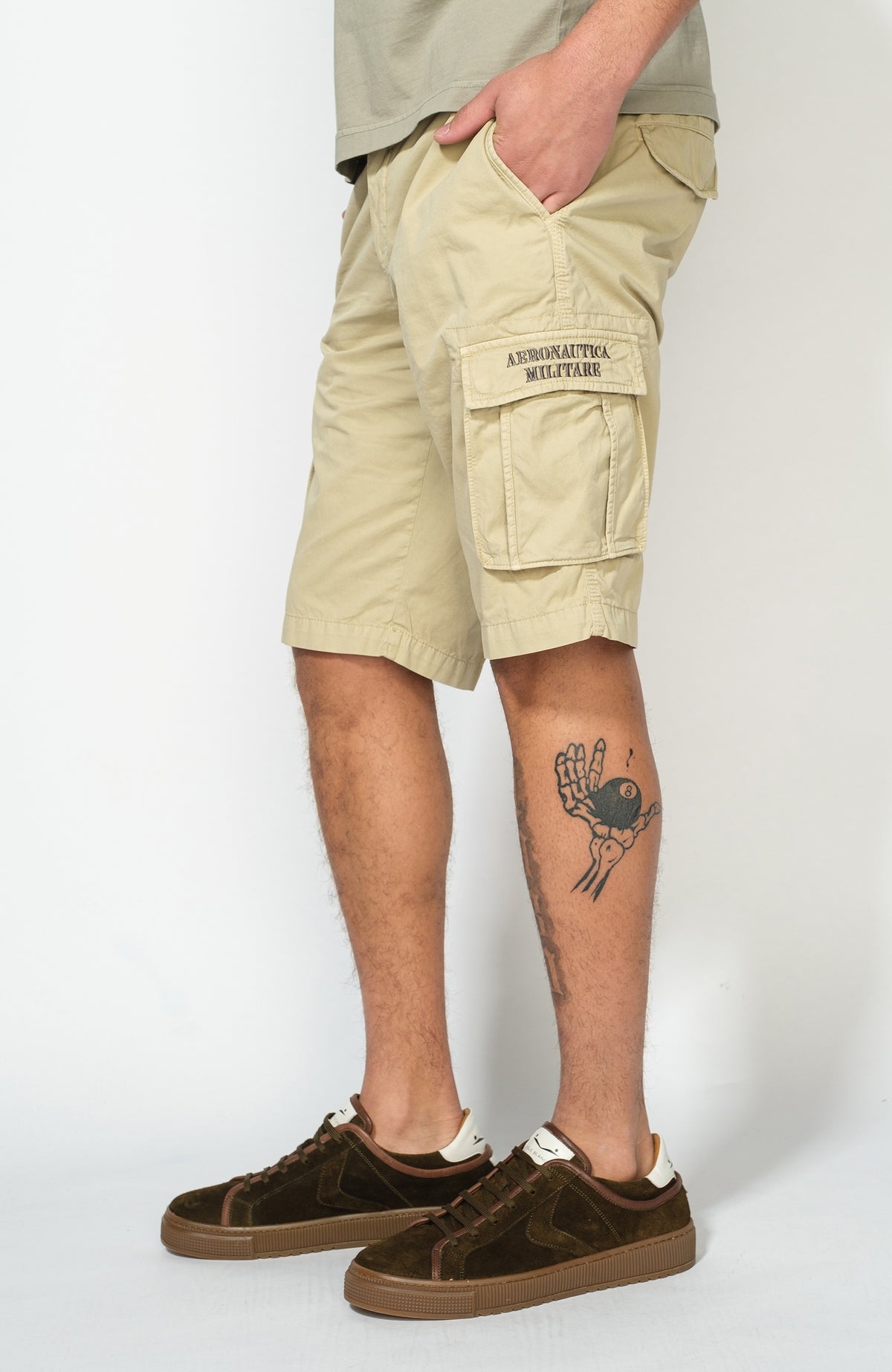 Men's Cotton Cargo Shorts AERONAUTICA MILITARE